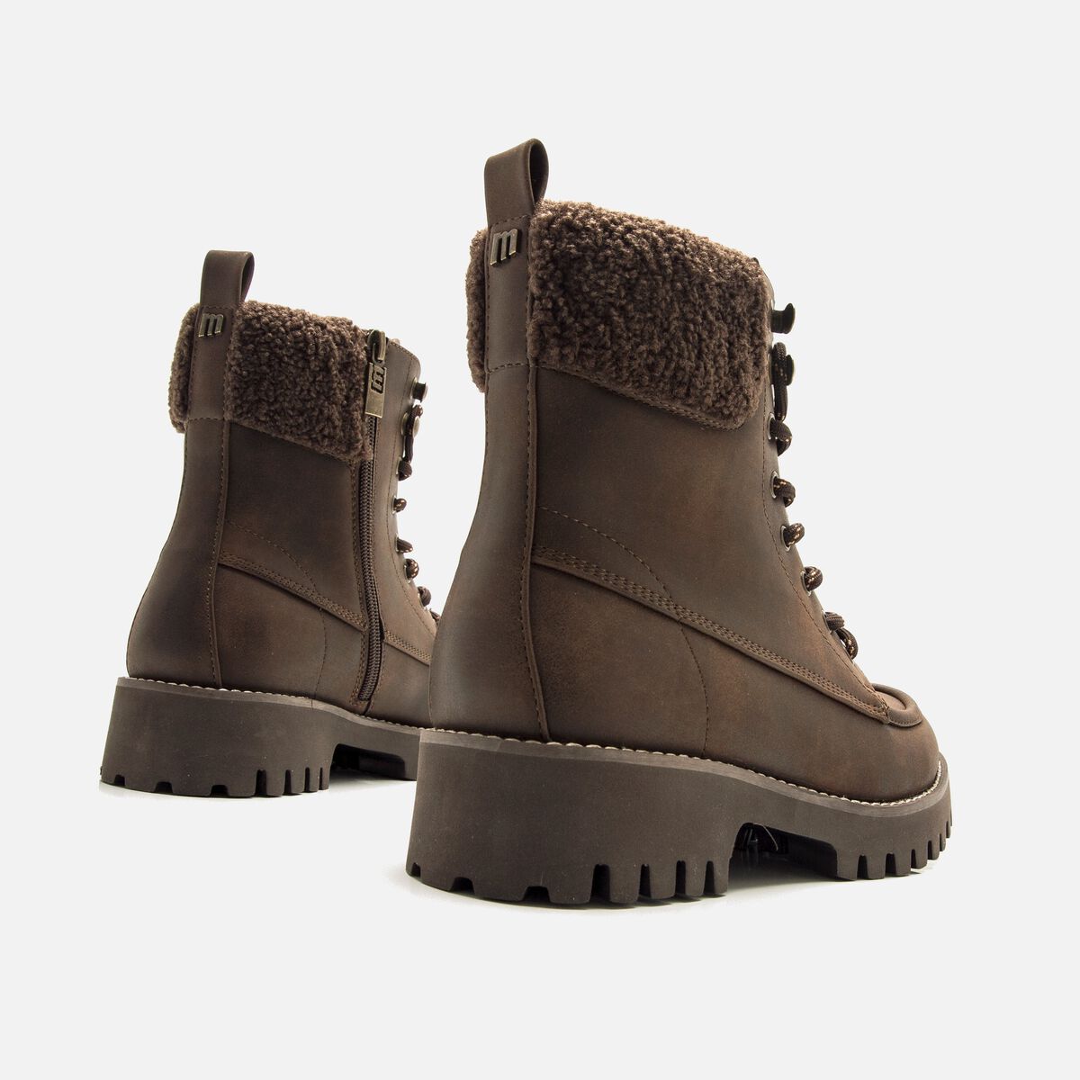 Compra LENOX marron 60986 | Botines planos Mustang para Mujer